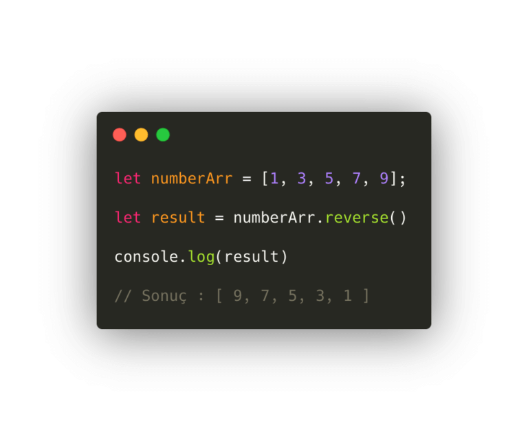 JavaScript Array Methodları | MDP Group