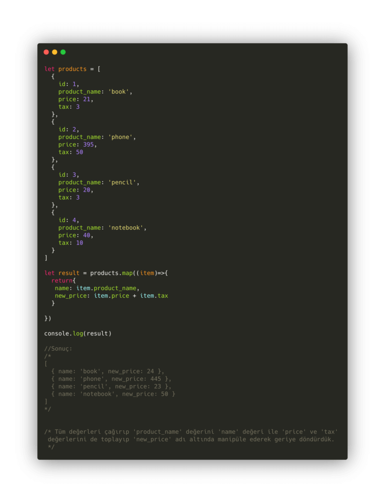 Javascript Array Methodları Mdp Group