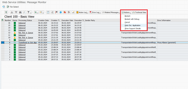 Reprocessing Messages in SAP TM's “srt_moni” Screen | MDP Group