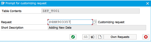 Creating Tables In Sap Transactional Customizing And Master Data 1183