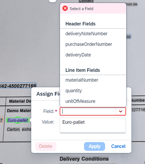 SAP AI Services; Document Information Extraction | MDP Group