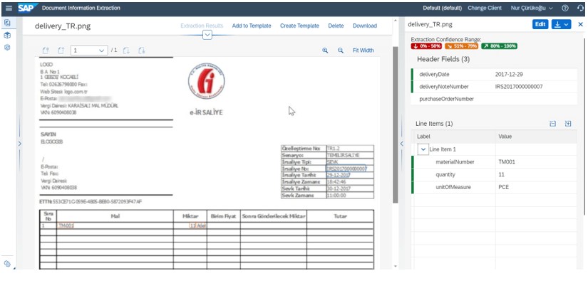 SAP AI Services; Document Information Extraction | MDP Group