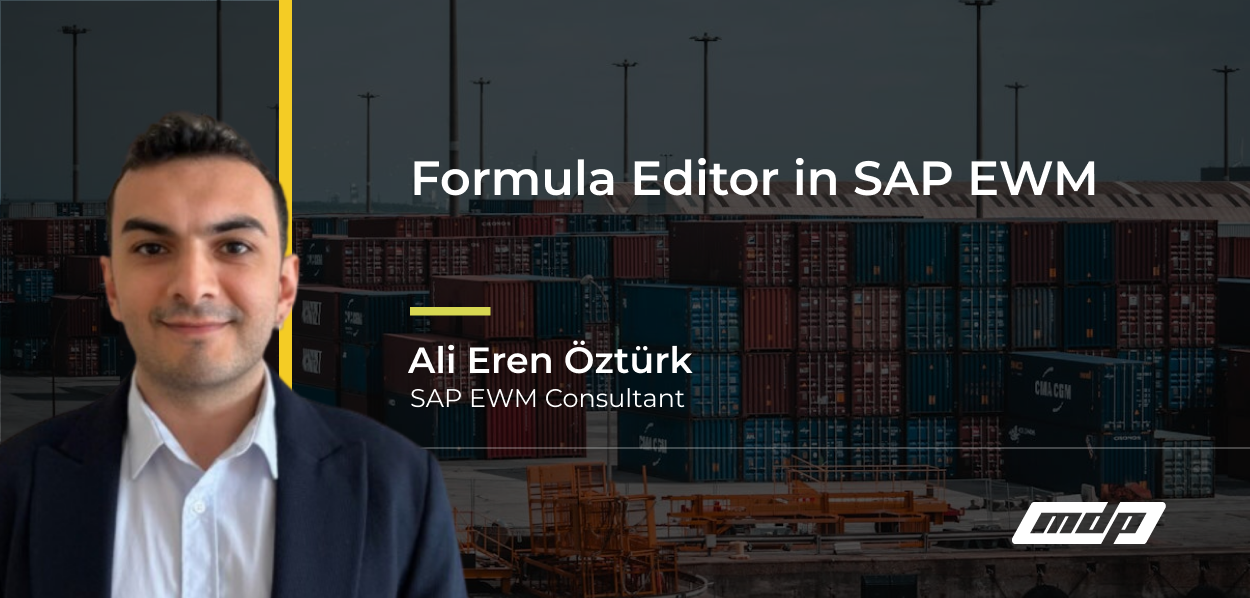 Formula Editor in SAP EWM | MDP Group